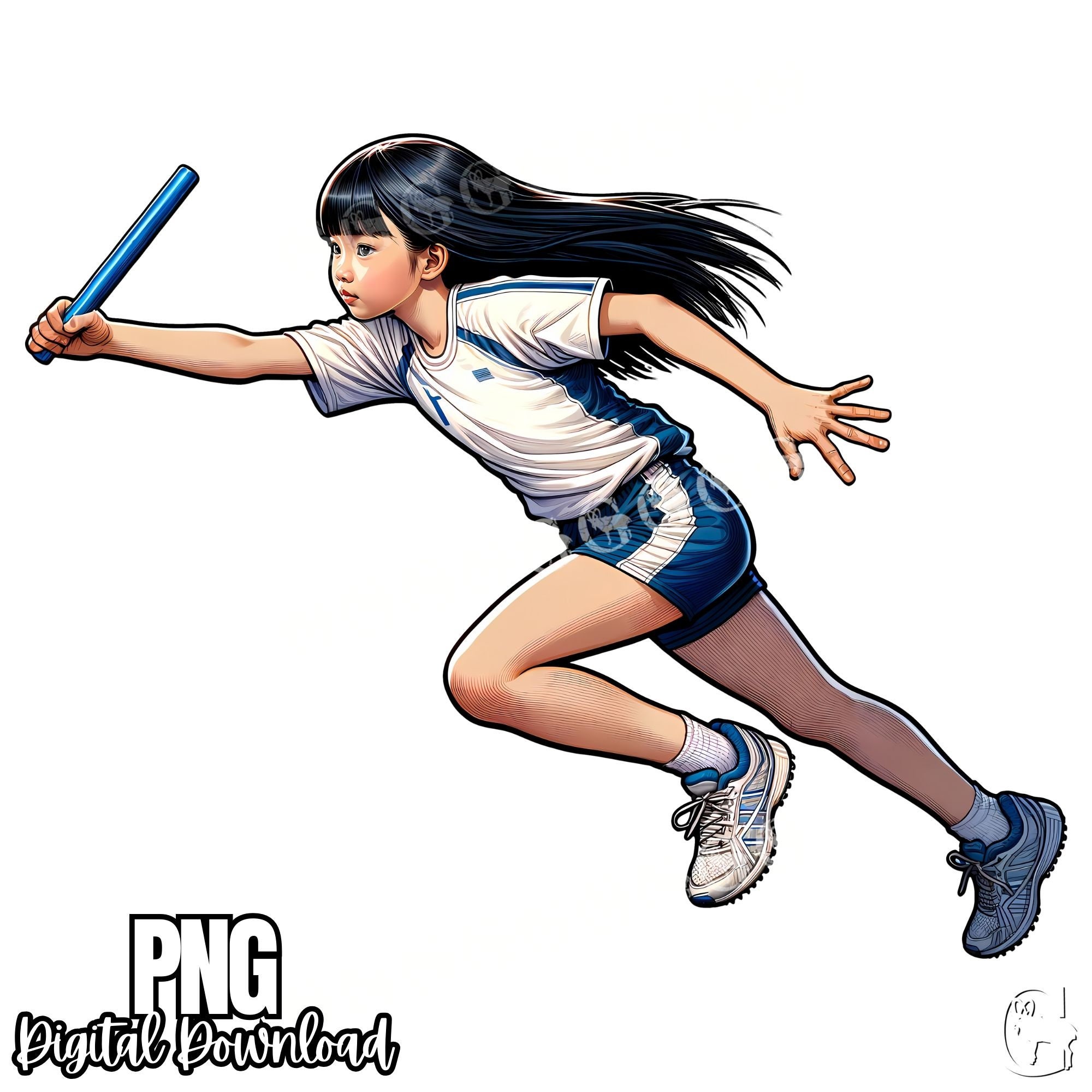 Female Youth Track and Field Girls (multi-racial) PNG Bundle, Track ...