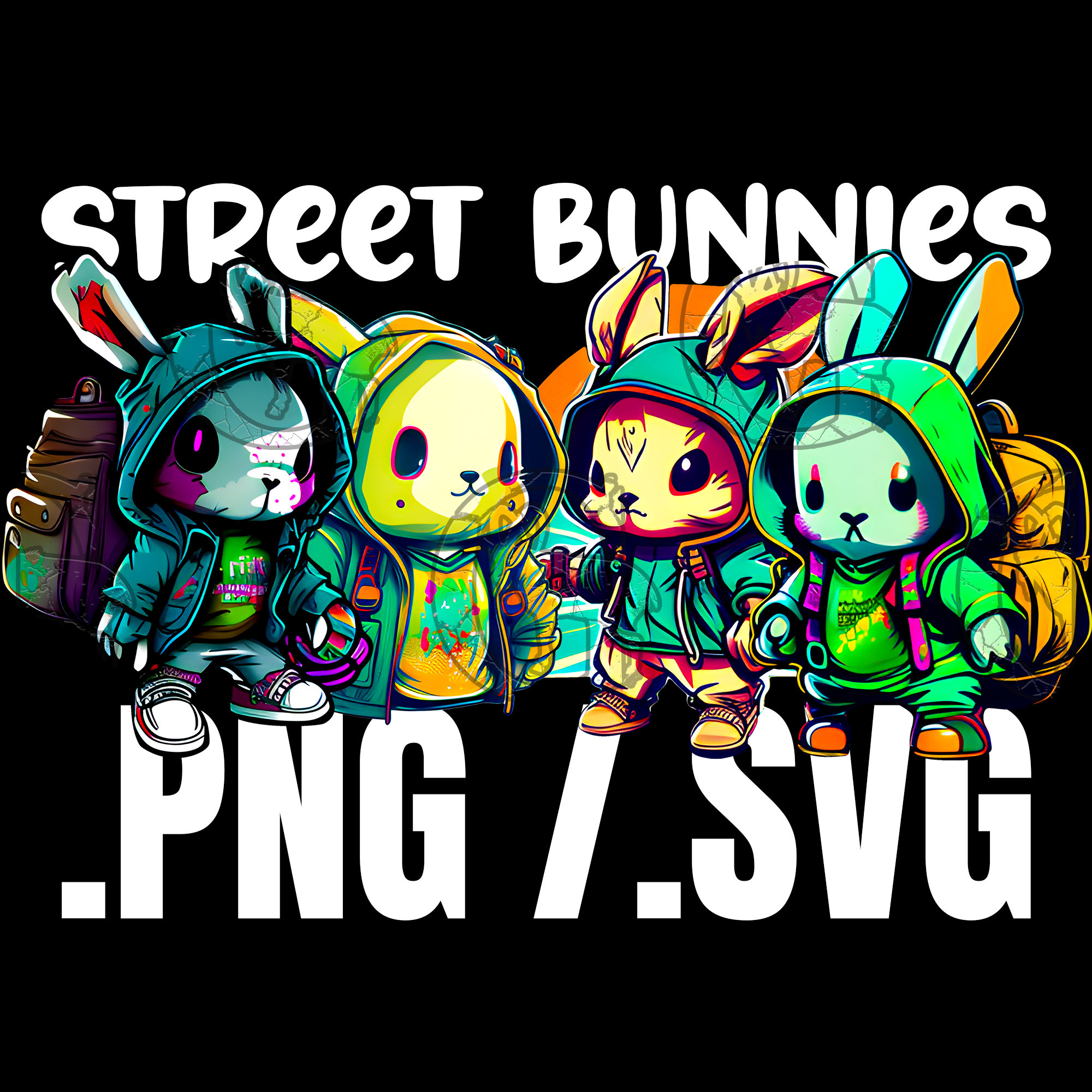 Cool Bunny SVG Street Easter Bunnies SVG Hip Hop Bunny Svg - Etsy
