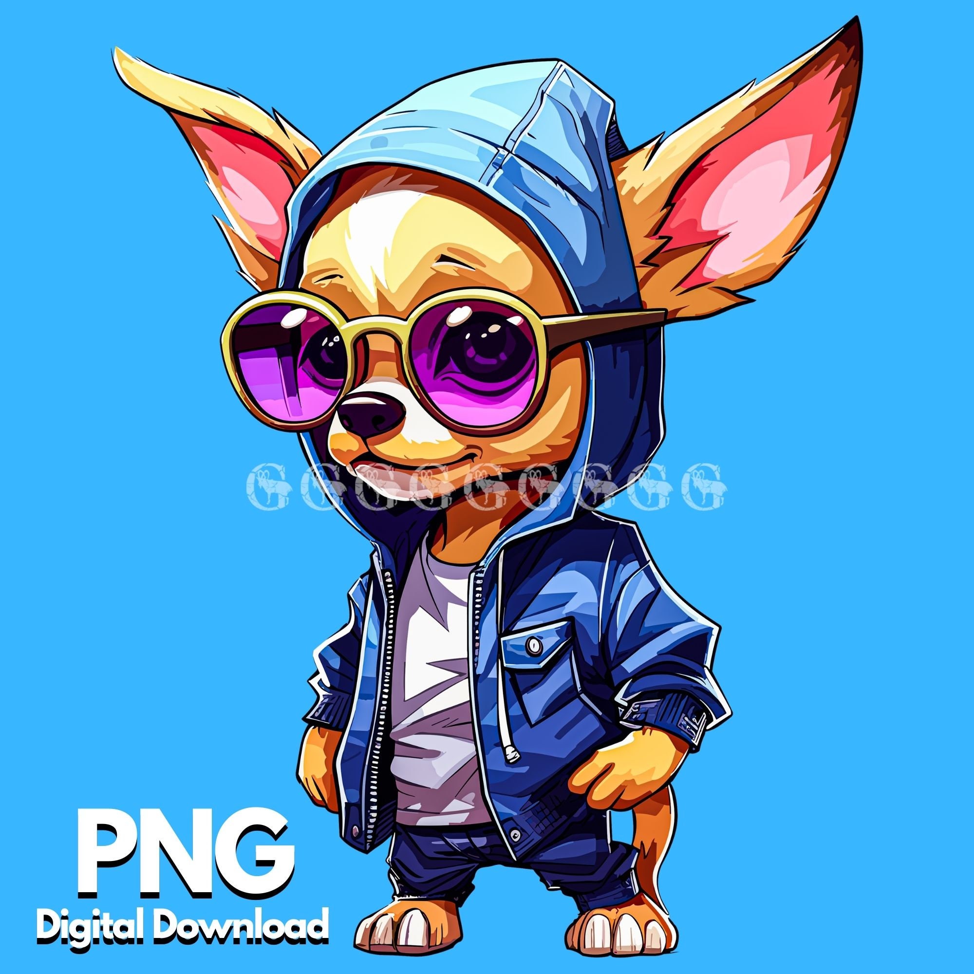 Cool Dogs Urban Streetwear PNG Bundle, Clipart, Dog Lover, Funny Dog ...