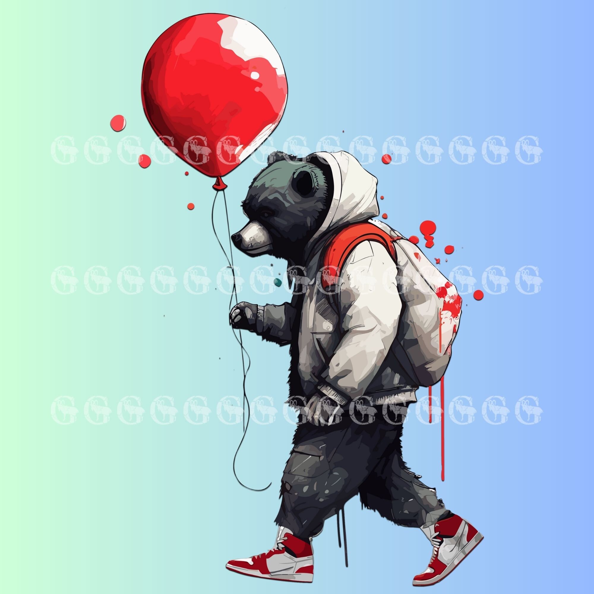 Streetwear Characters PNG Bundle, Gangster Png, Gangster Bear, Gangster ...