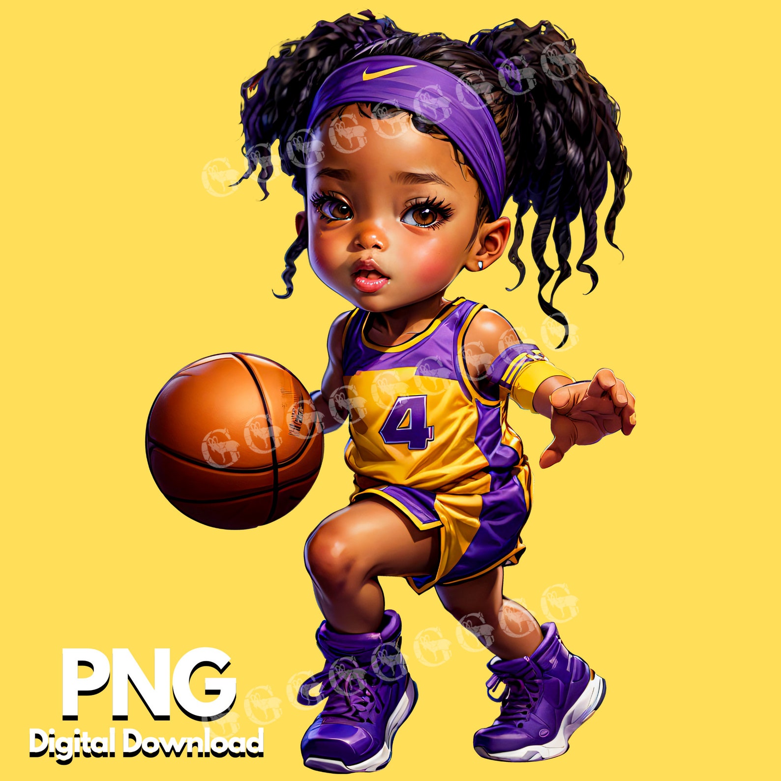 Cute Basketball Girls PNG Bundle, Little League, Girl Basketball ...