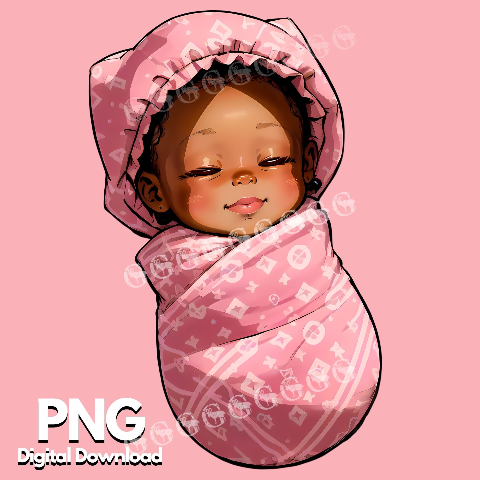 Cute Swaddled Smiling Babies PNG Bundle Newborn Baby Clipart - Etsy