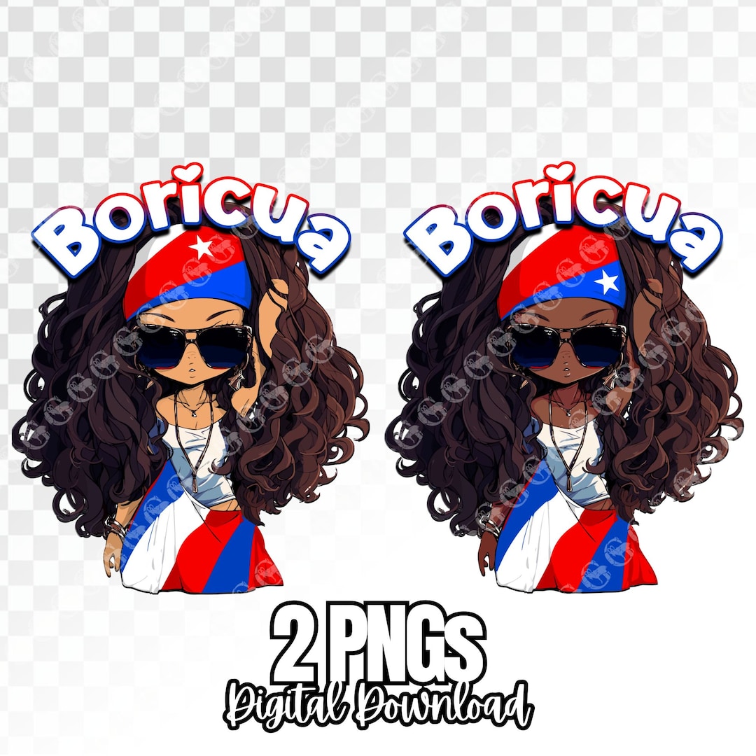 Beautiful Boricua Girl, Flag Girl, Puerto Rican Girl, Tshirt, Sticker ...