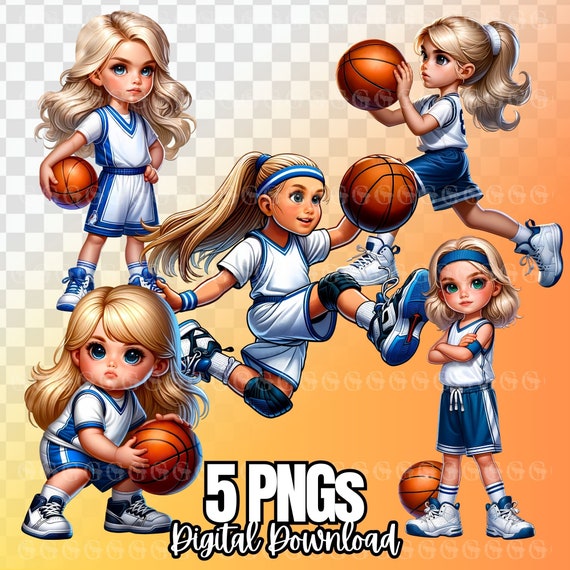 Girls Clipart Basketball Player Girls Basketball Player Basketball