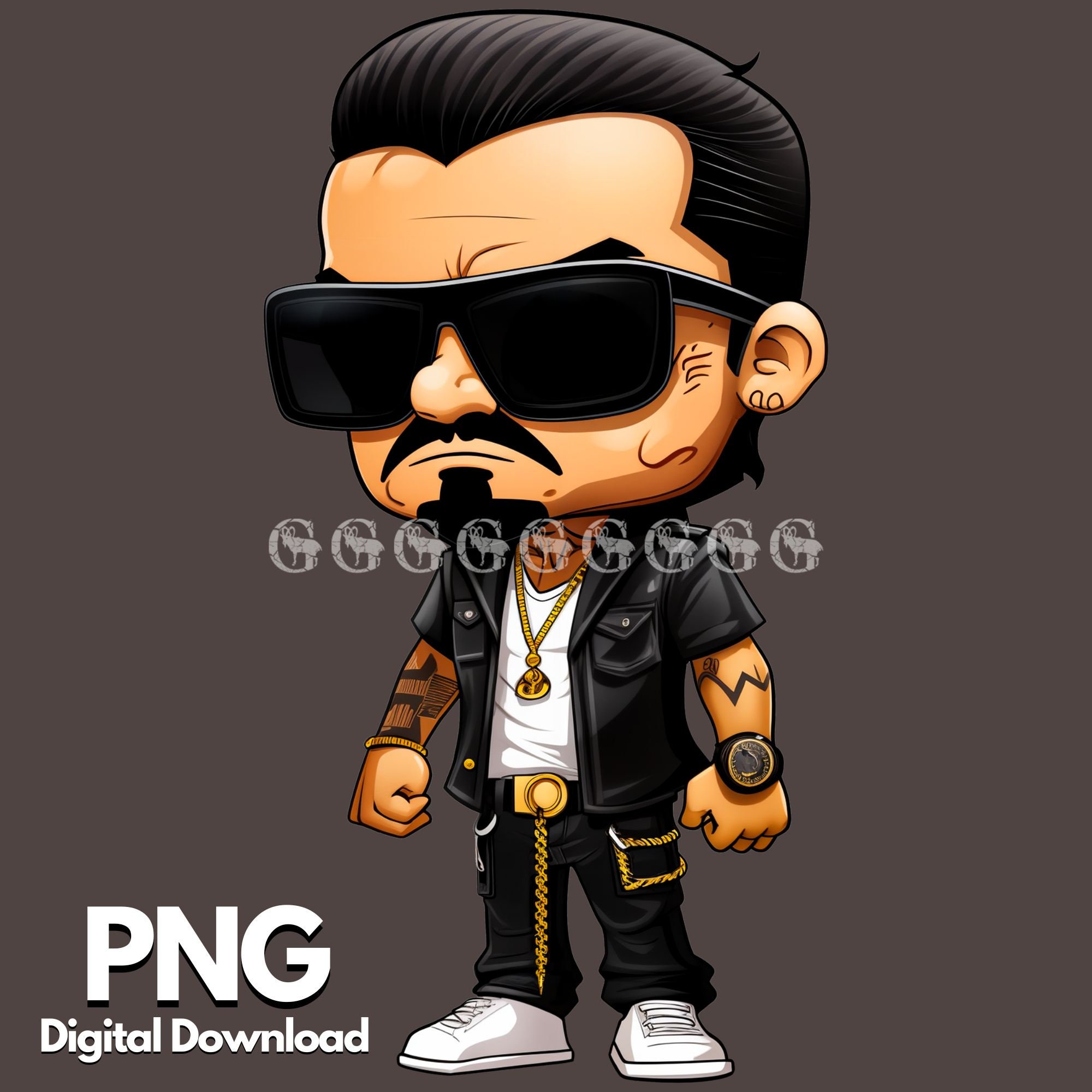 Chicano Latino Cholos Characters PNG Bundle Hispanic Latin - Etsy