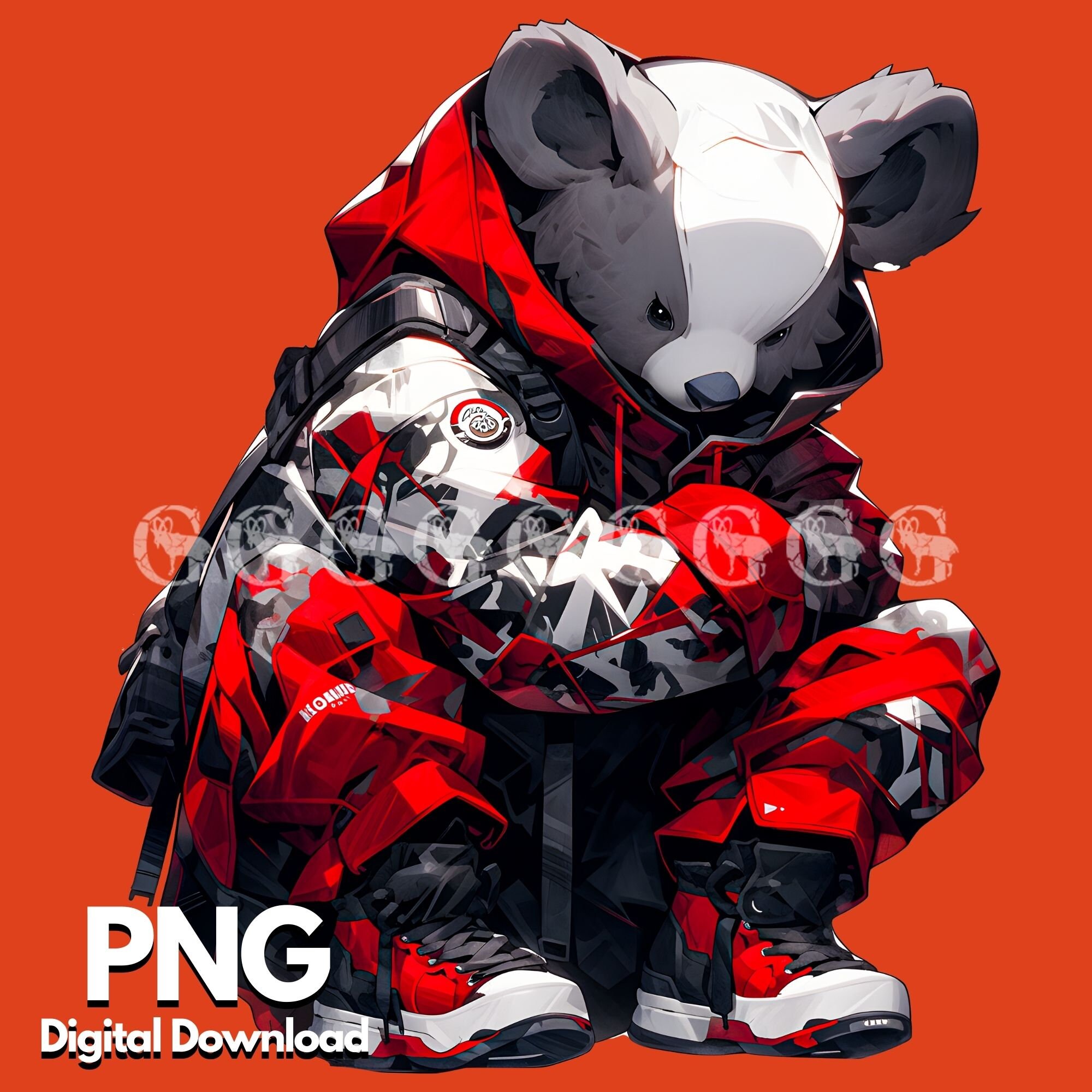 Koalas Urban Streetwear PNG Bundle, Cute Koalas, Gangster, Hip Hop ...