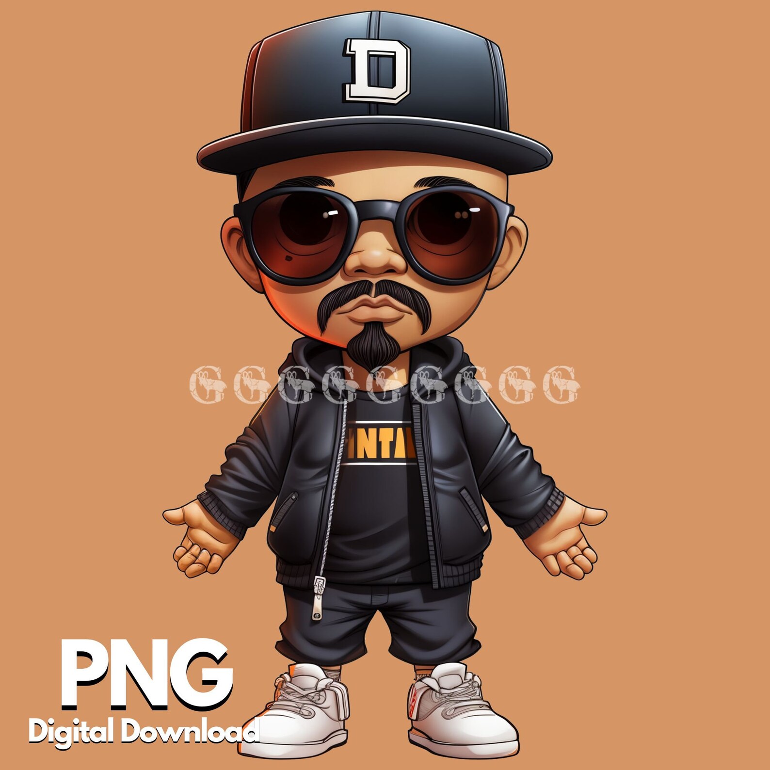 Chicano Latino Cholos Characters PNG Bundle, Hispanic, Latin, Clipart ...