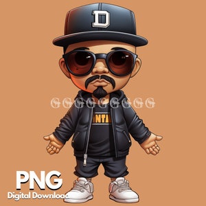 Chicano Latino Cholos Characters PNG Bundle, Hispanic, Latin, Clipart ...
