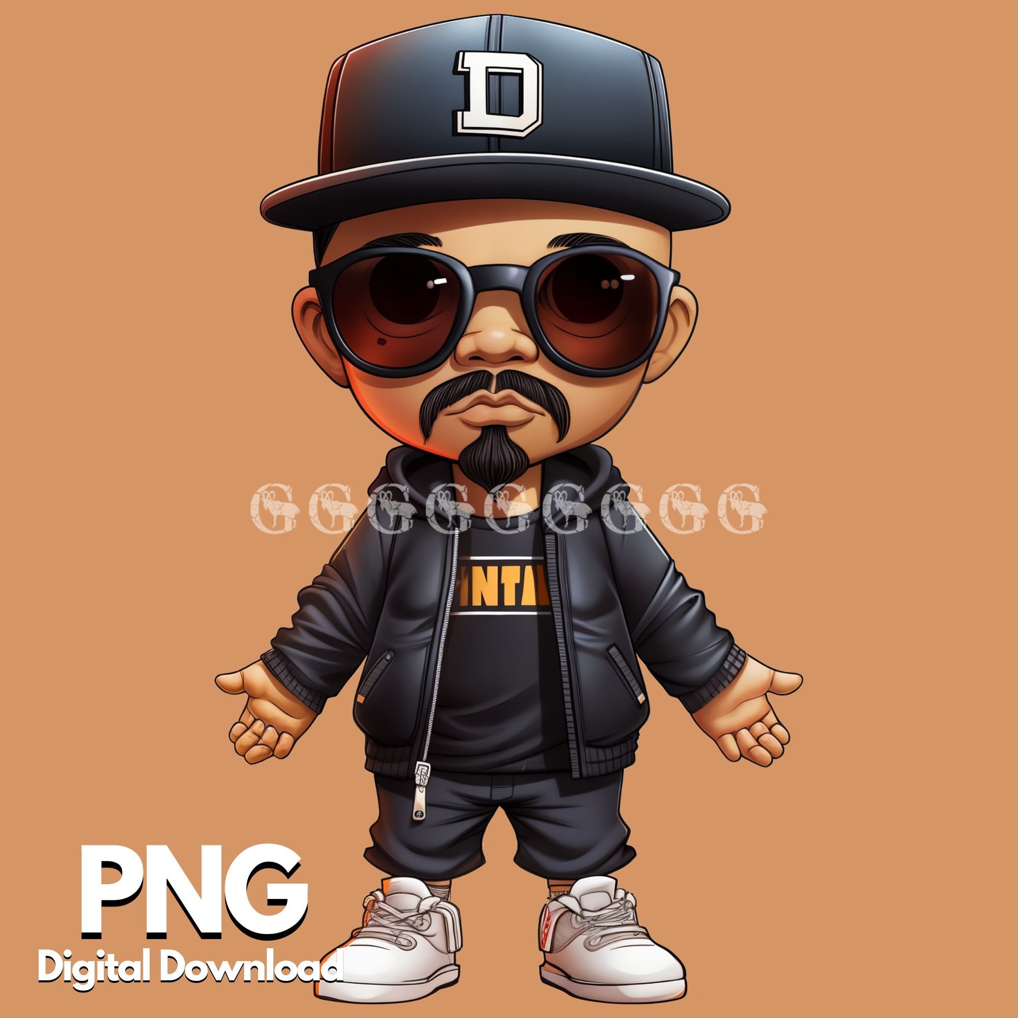 Chicano latino cholos personajes PNG paquete, hispano, latino, clipart ...