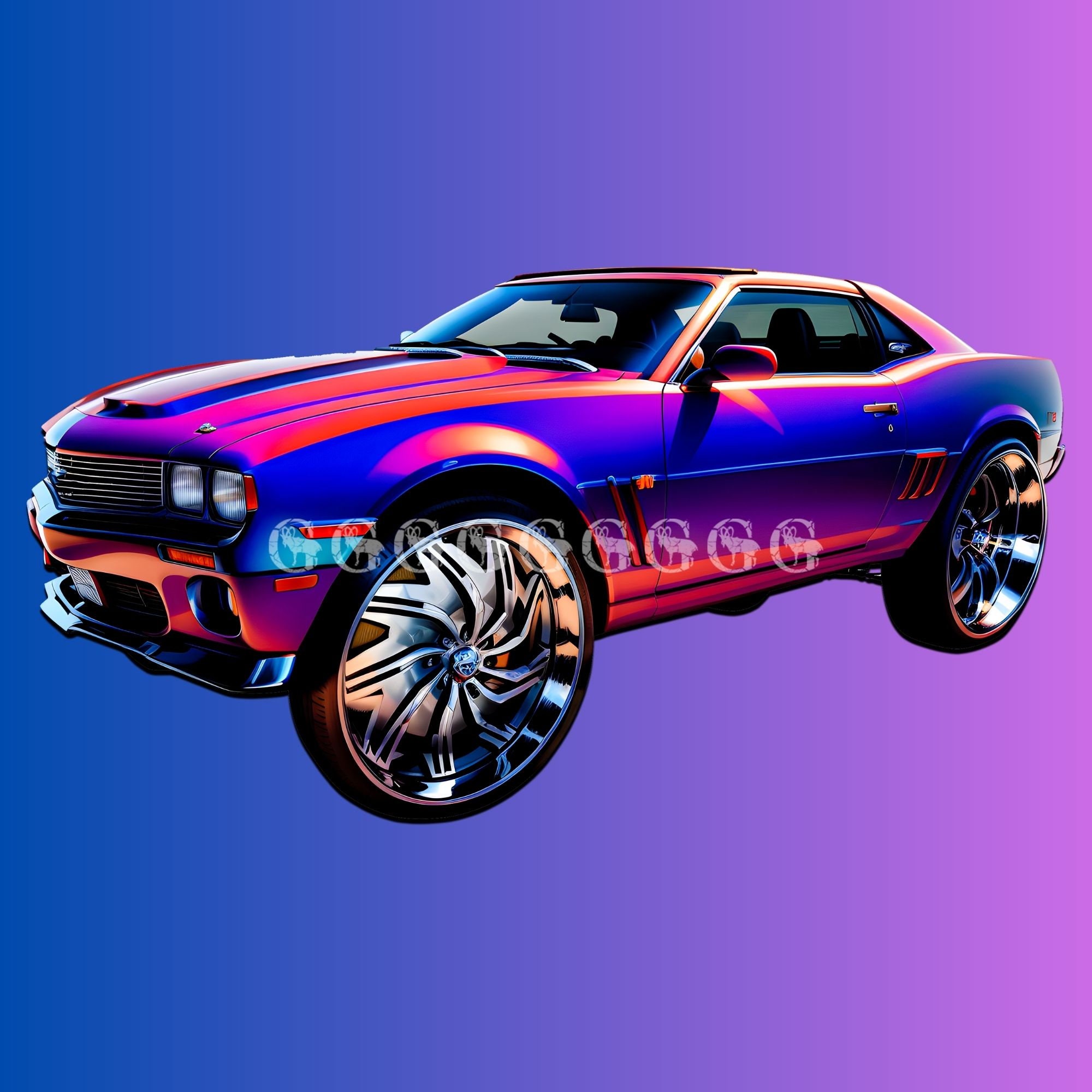 Street Cars With Big Rims PNG Bundle, Cool Cars, Muscle Cars, Fast Cars ...