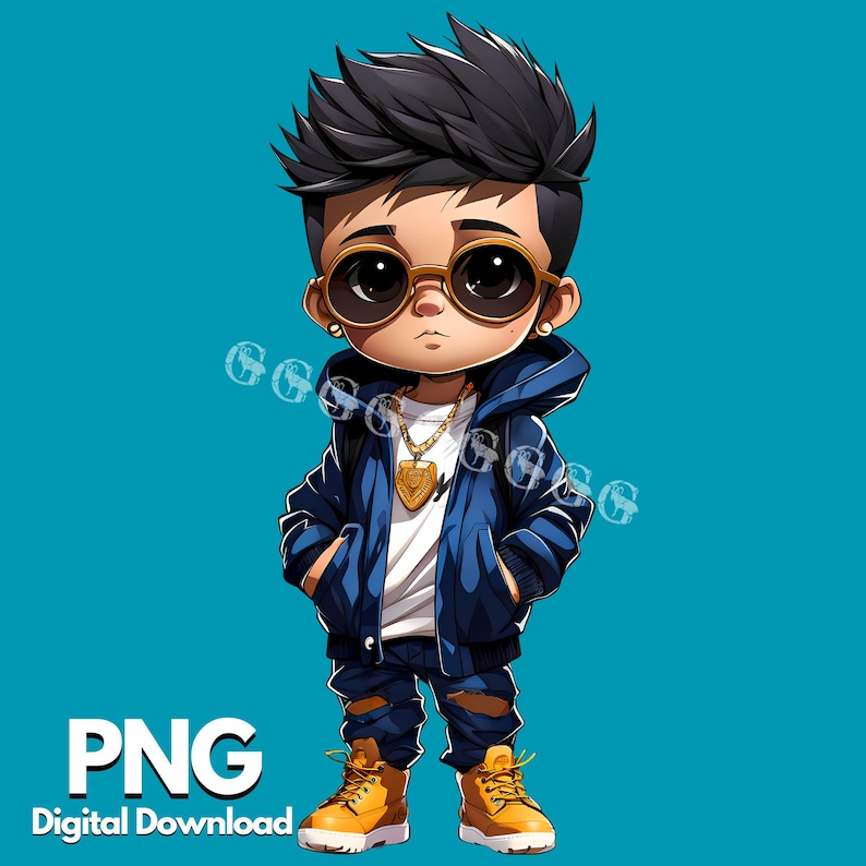 Urban Streetwear Boys 4 PNG Bundle Hispanic Latino Cool - Etsy