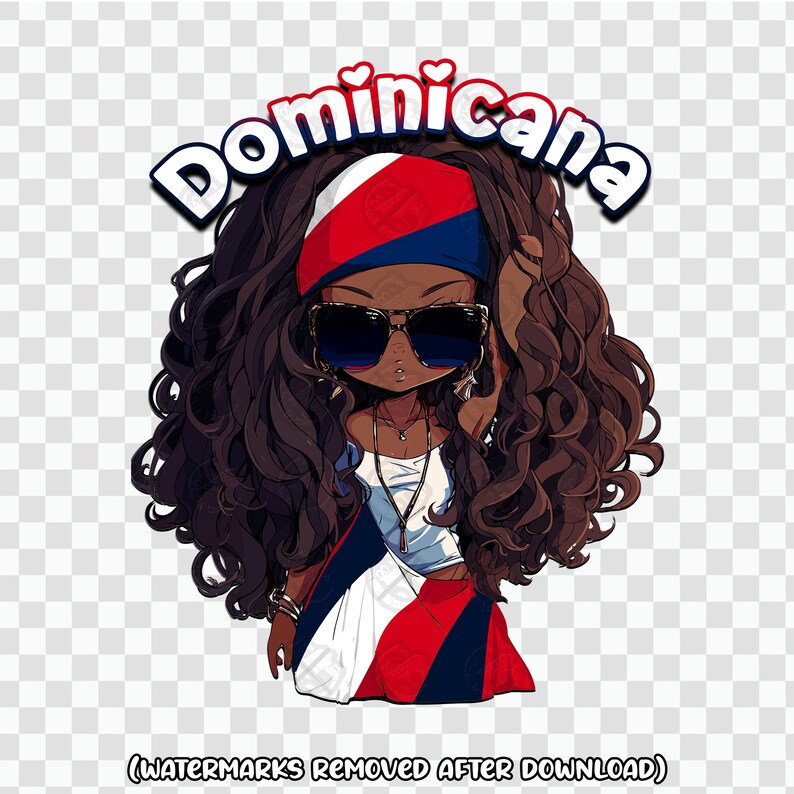 Beautiful Dominican Girl, Dominican Republic Girl Tshirt Sticker ...