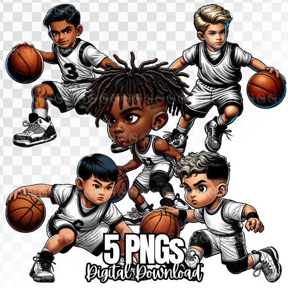 Kids Basketball Clipart