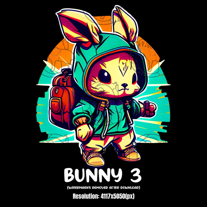 Cool Bunny SVG, Street Easter Bunnies SVG, Hip Hop Bunny Svg, Bad Bunny ...