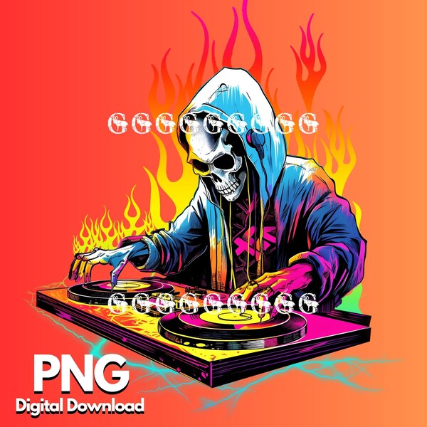 Dj Skeleton - Etsy
