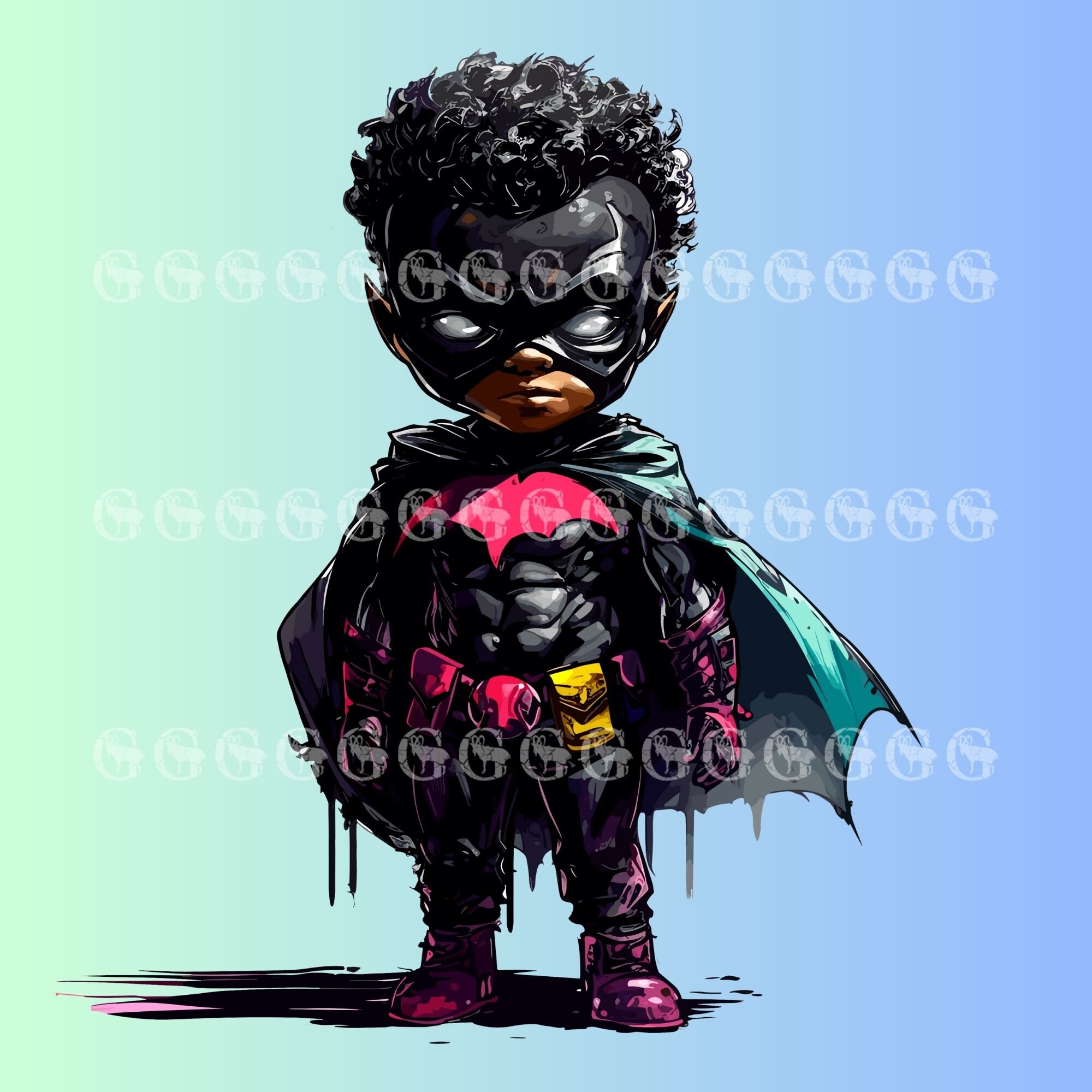 Black Superhero Characters Bundle PNG Black Girl Magic Black - Etsy