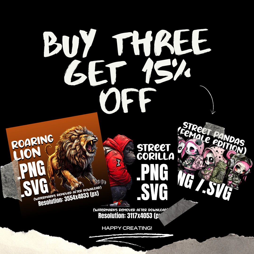 Street Panda Bear SVG Bundle, Panda Svg, Pandas Svg, Gangster Bear Svg ...