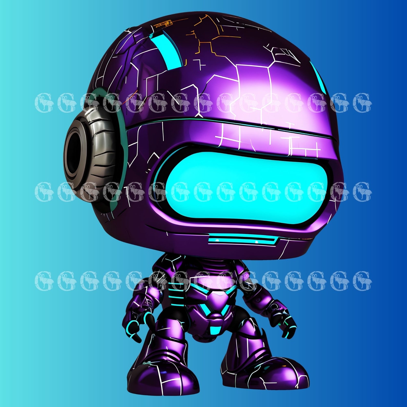 Kawaii Chibi Robot PNG Bundle, Robot Png, Robot Svg, Robot Vector ...
