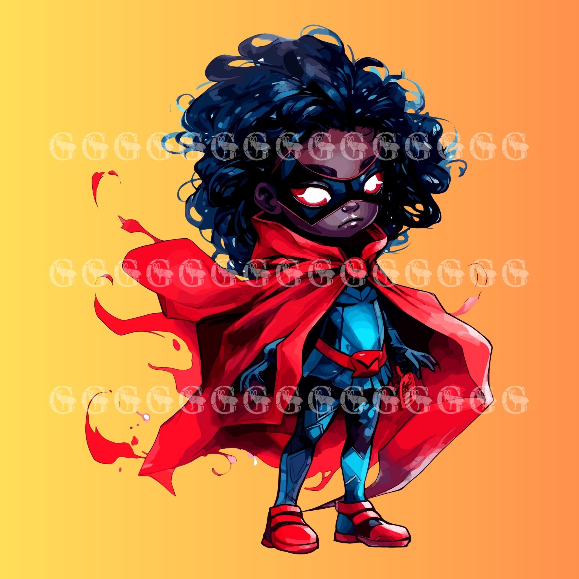 Black Superhero Characters Bundle PNG Black Girl Magic Black - Etsy