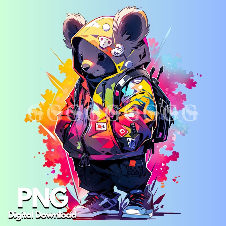 Koalas Urban Streetwear PNG Bundle, Cute Koalas, Gangster, Hip Hop ...