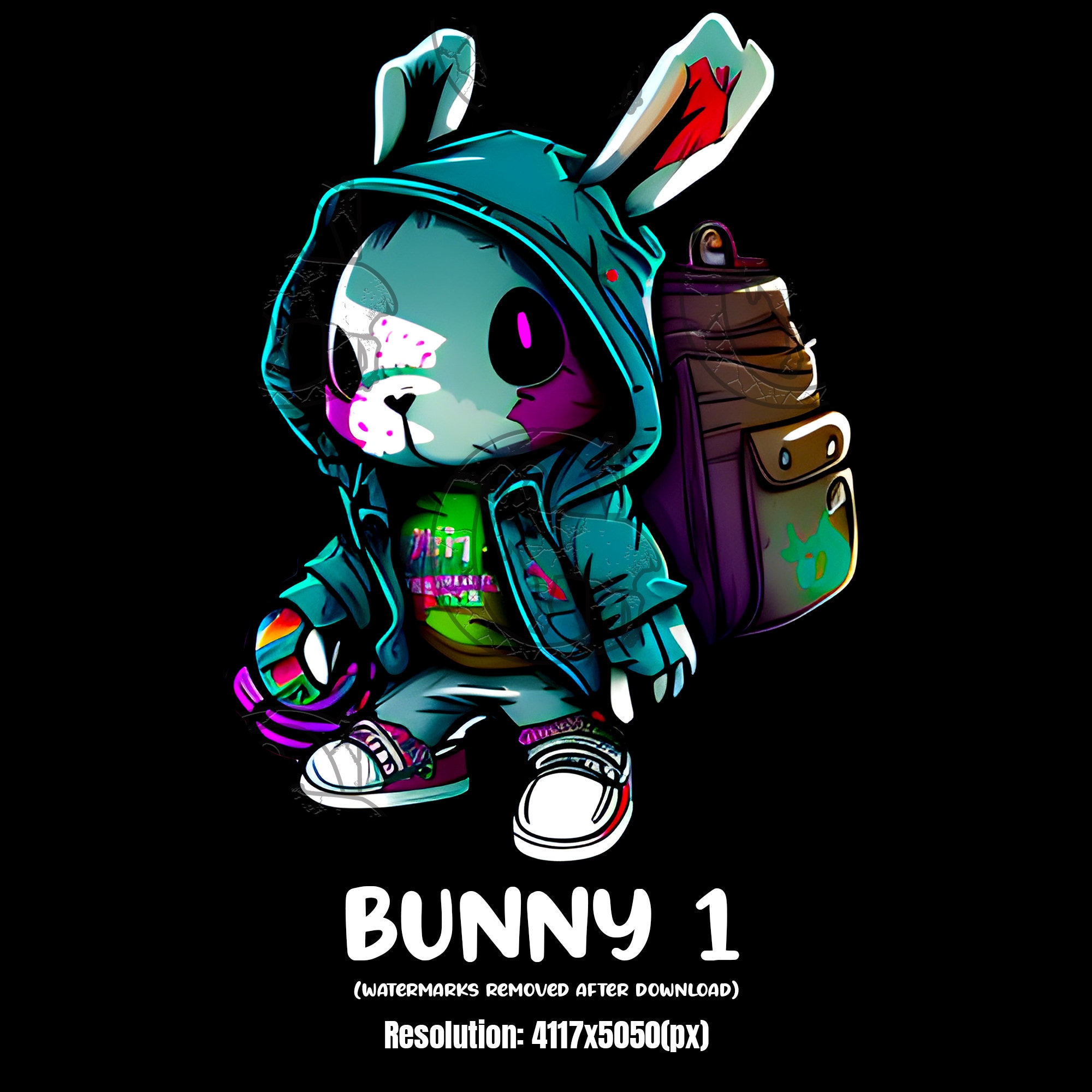Cool Bunny SVG Street Easter Bunnies SVG Hip Hop Bunny Svg - Etsy