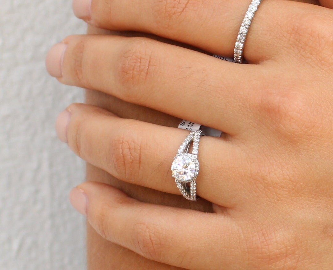 Infinity Engagement Ring - Etsy