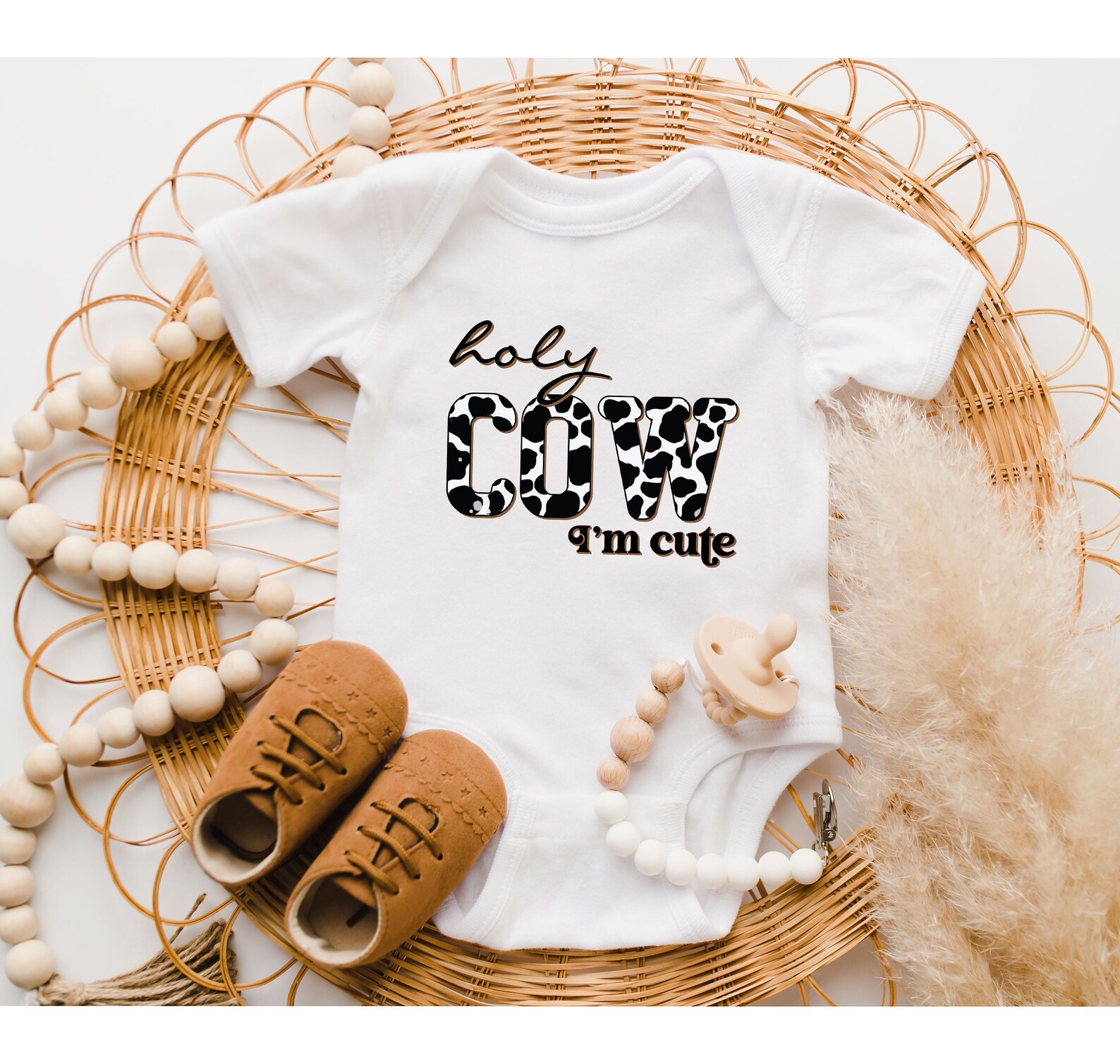 Holy Cow I'm Cute Onesie® Western Concert Shirt Country - Etsy