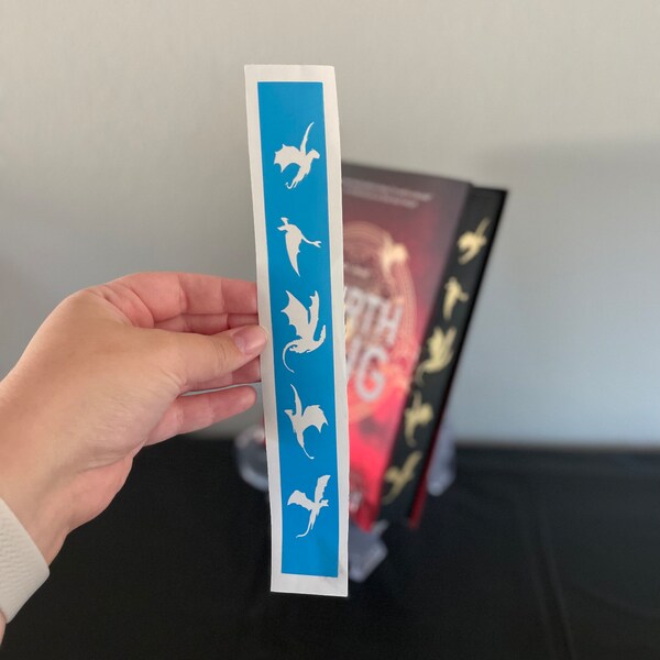 Fourth Wing Dragon Edge Stencil - Etsy