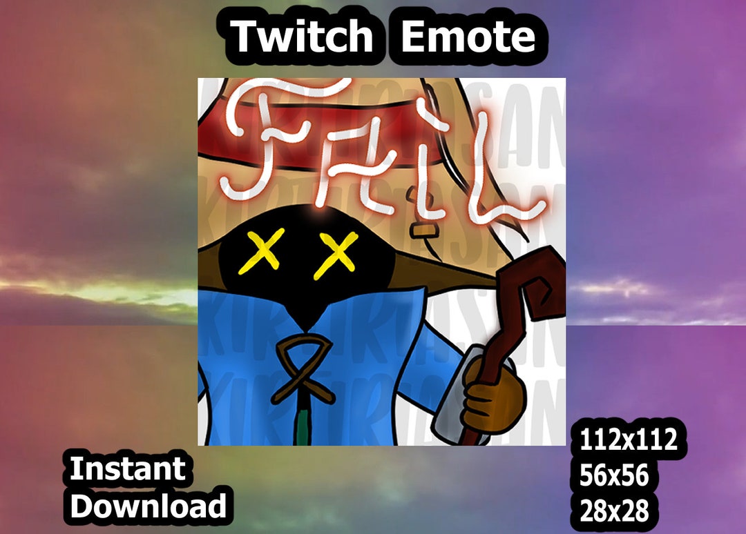 Twitch Emote / Vivi Fail Emote Final Fantasy 9 FF9 for Streamer / Sub ...