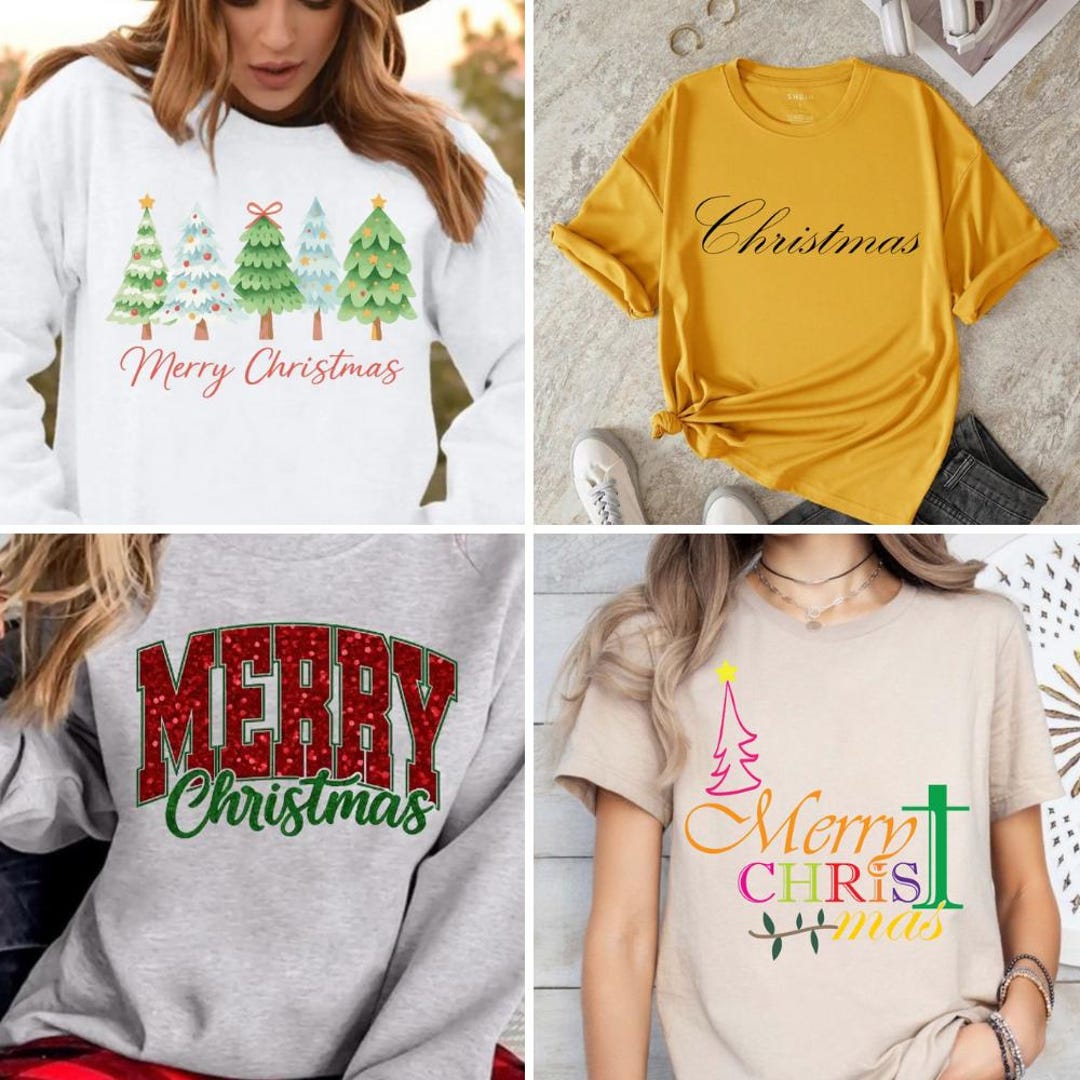 Merry Christmas Tree Shirt Design: SVG, PNG, PDF (digital Download) - Etsy
