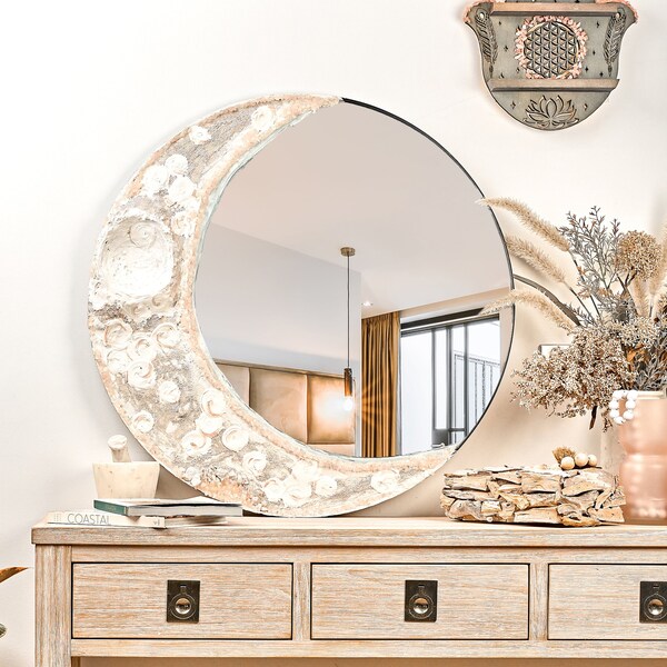 Moon Mirror - Etsy
