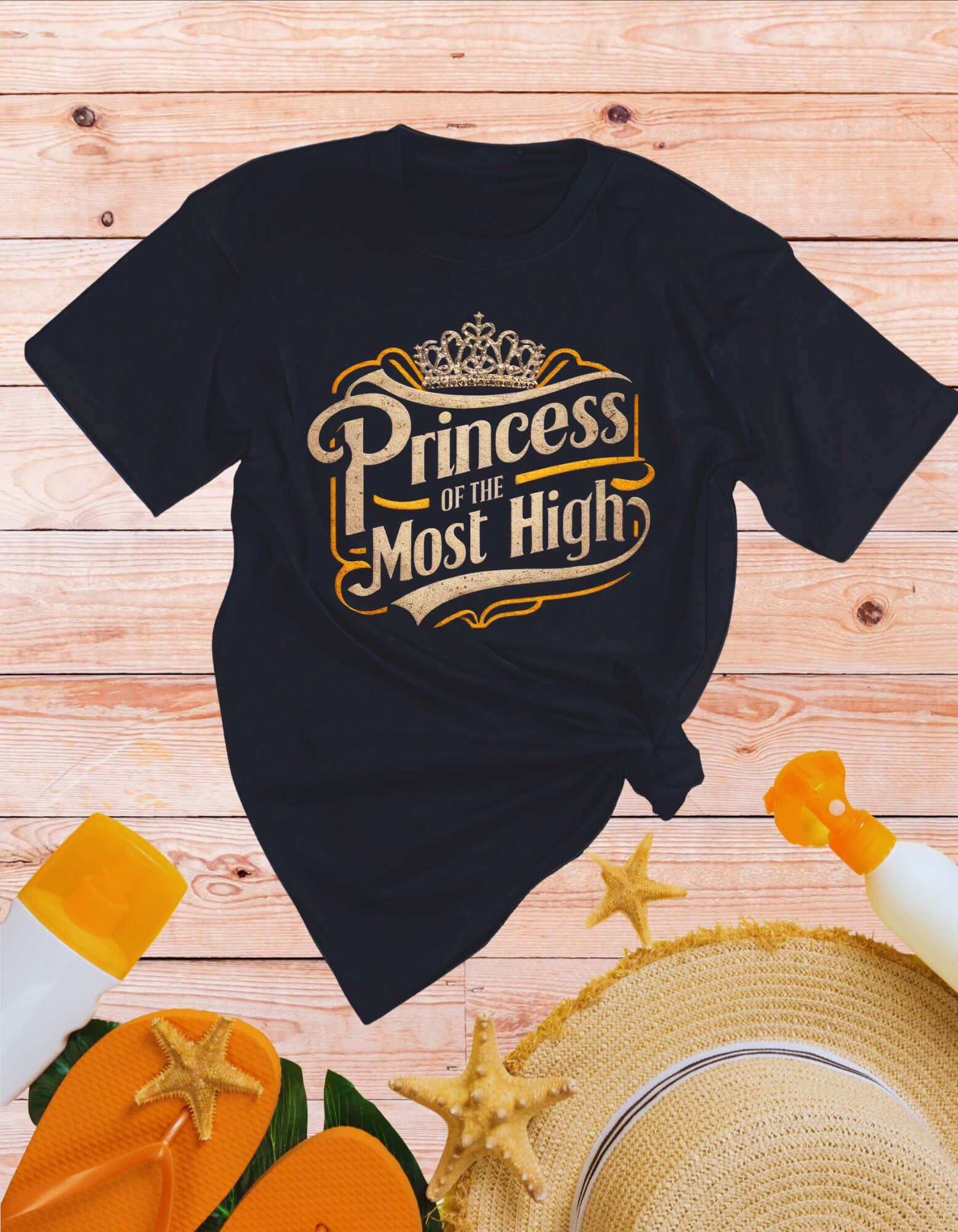 Princess of the MOST HIGH Tshirt, Inspiring Women's Tee, Royalty Shirt ...