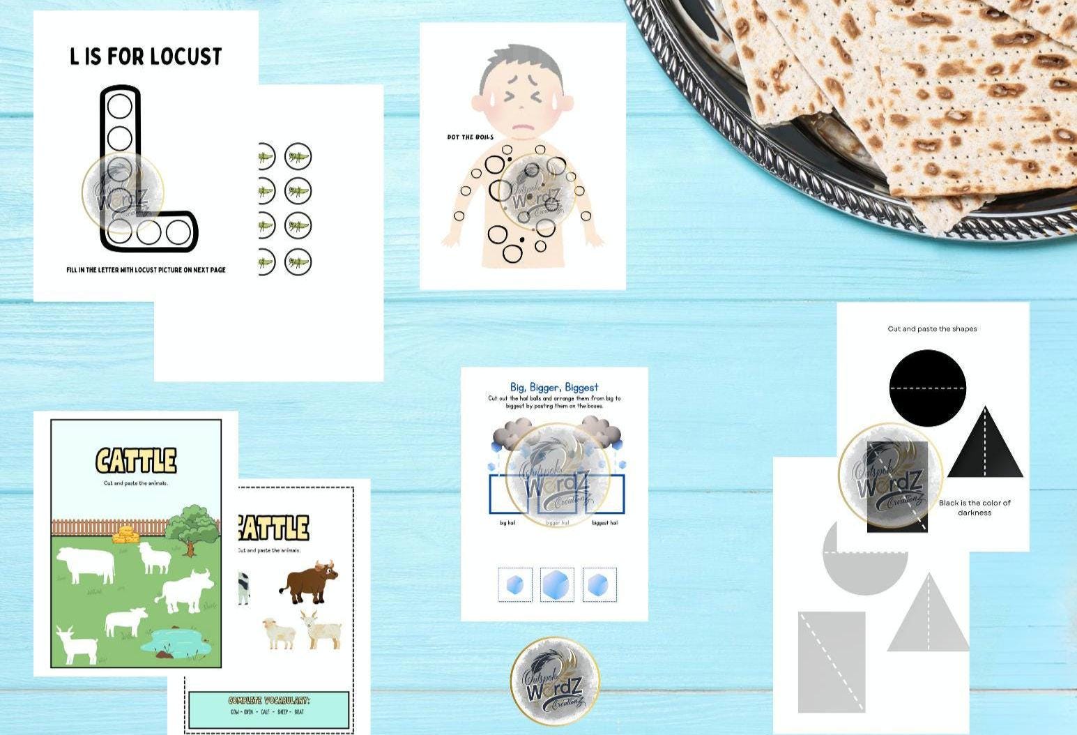 Passover 25 Pages Activity Pack, Interactive Pesach Activities,passover ...