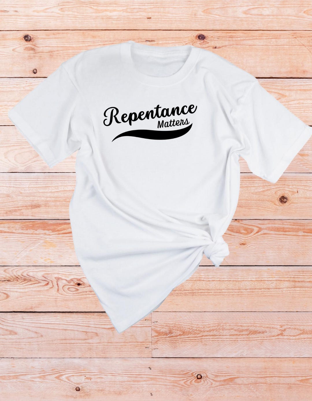 Repentance Matters Adult Scripture Inspired T-shirt, Men's ...