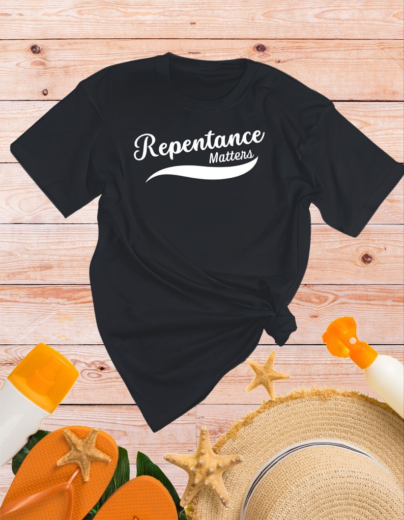 Repentance Matters Adult Scripture Inspired T-shirt, Men's ...