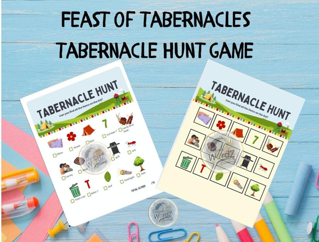 Feast of Tabernacles Activity Pack | Fun Feast Printable Worksheets for ...
