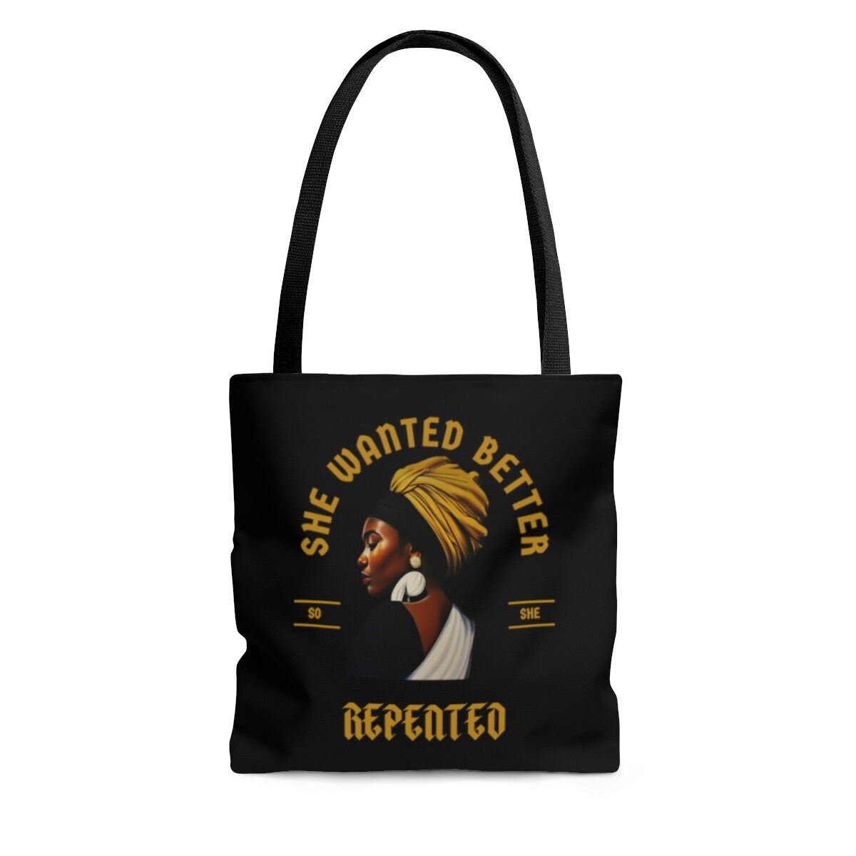 Woman of God Tote Bag, Melanin Woman Bag, Bible Verse Faith Based ...