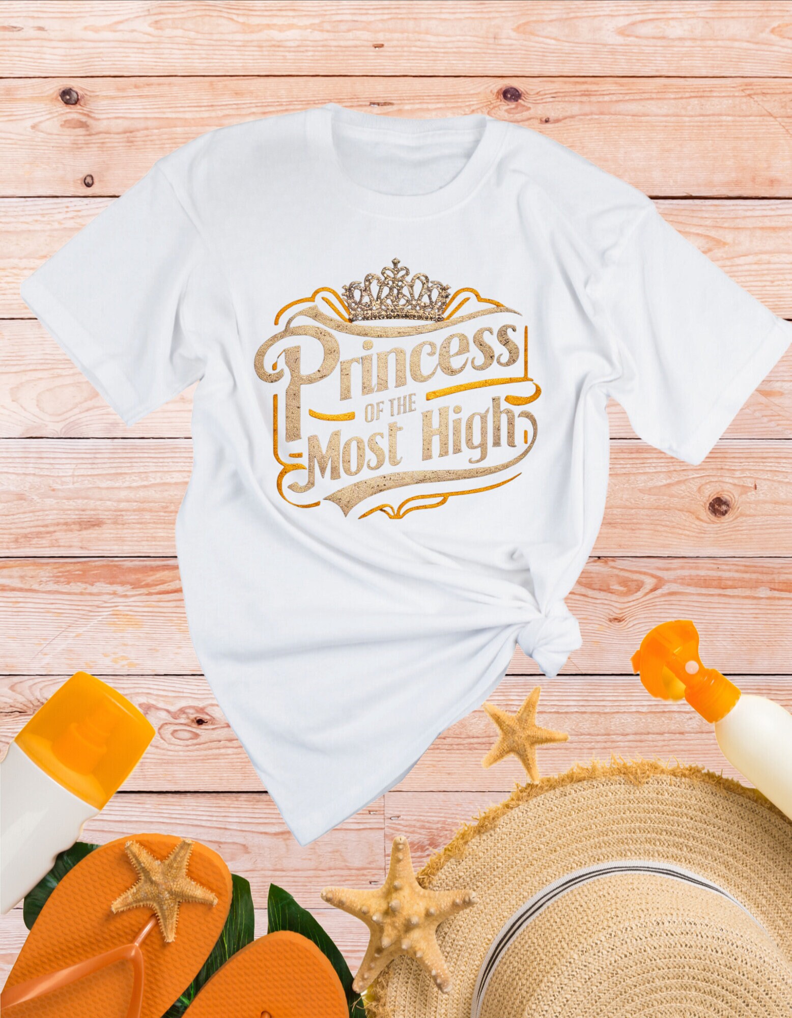Princess of the MOST HIGH Tshirt, Inspiring Women's Tee, Royalty Shirt ...