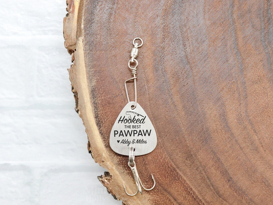 Hooked the Best Pawpaw Fishing Lure, Personalized Gift for Pawpaw From ...