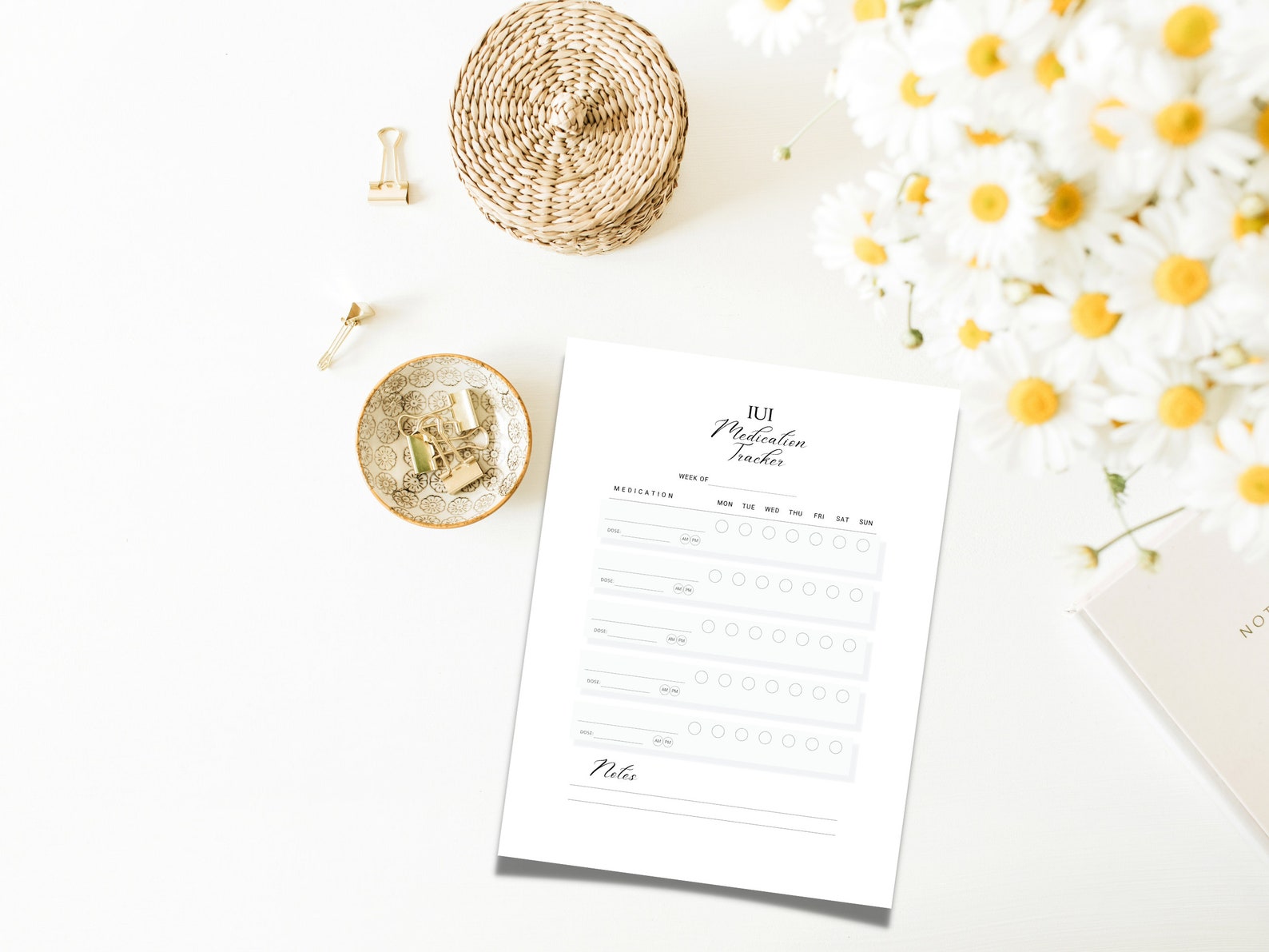 IUI Medication Tracker: Fertility Planner (digital Download) - Etsy