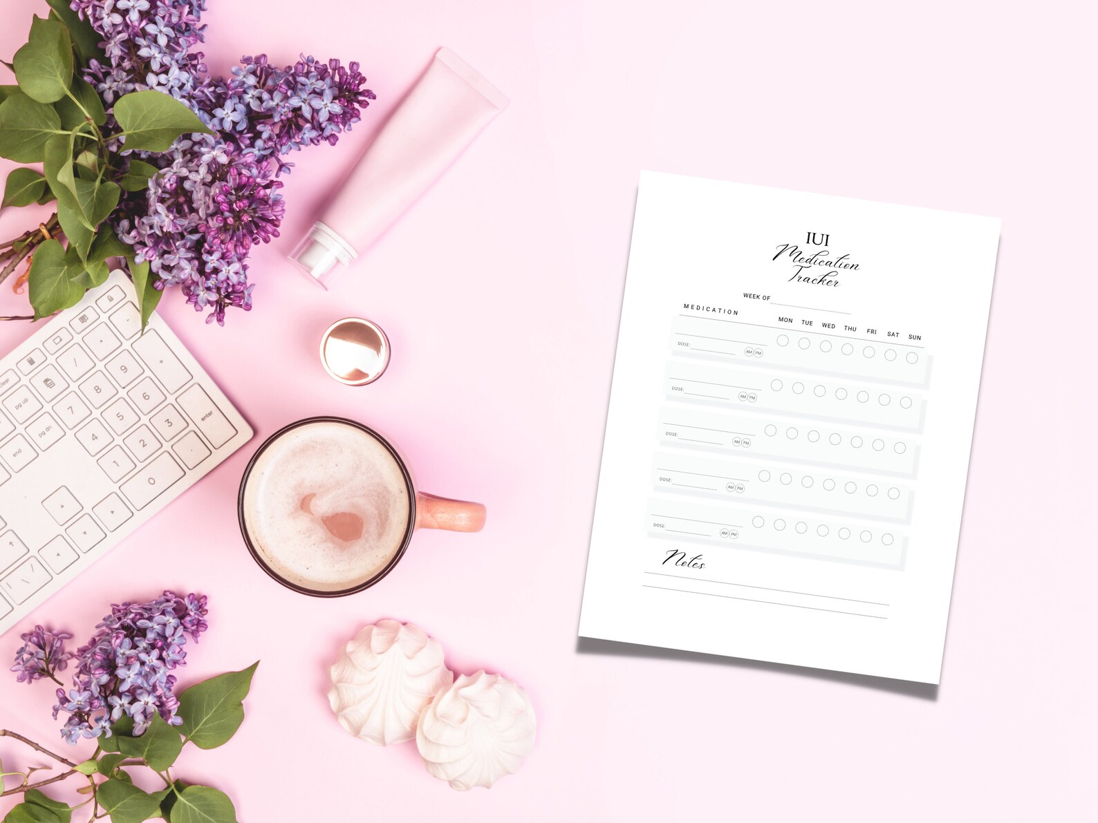 IUI Medication Tracker: Fertility Planner (digital Download) - Etsy