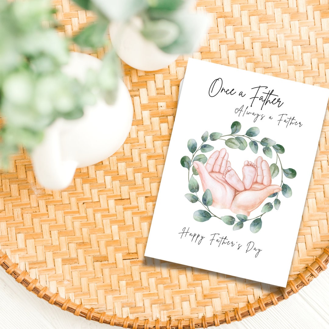 Fathers Day Card, Digital Fathers Day Card, Ivf Dad, Miscarriage, Child ...