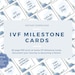 IVF Milestone Cards, IVF Cards,fertility Treatment Milestone Digital ...