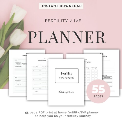 IVF Digital Planner IVF Printable Journal Infertility - Etsy