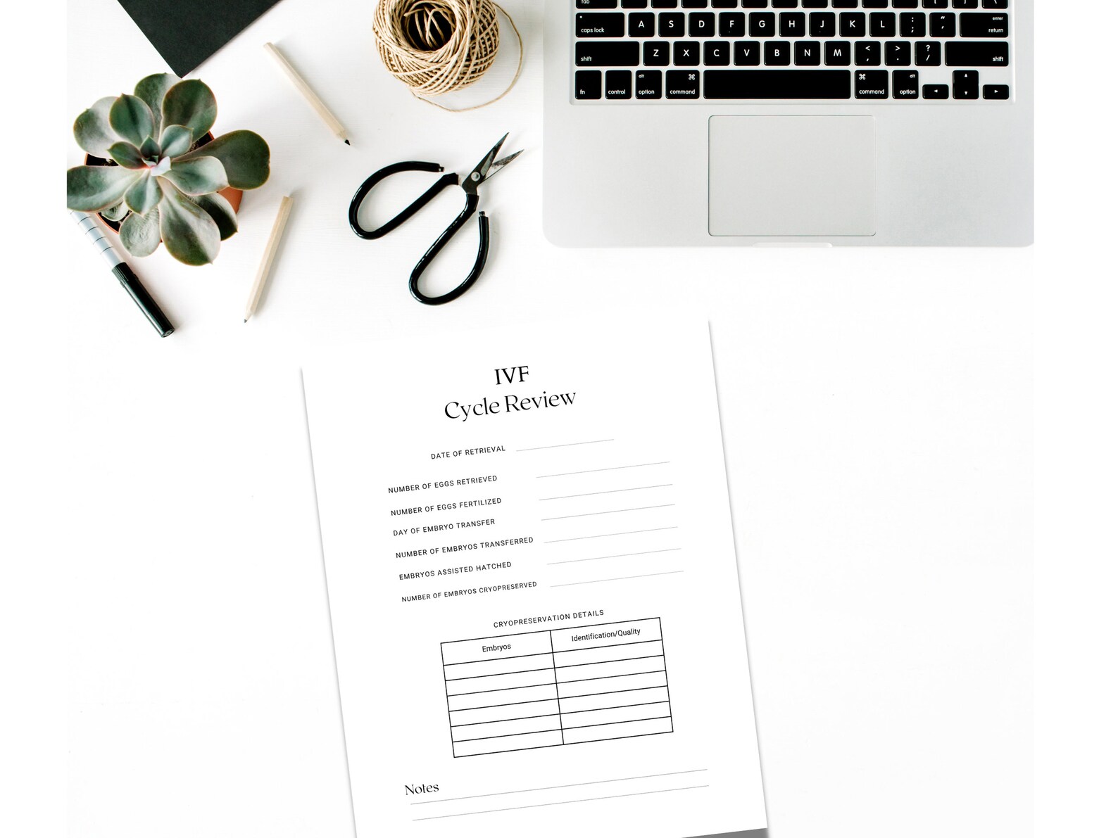 IVF Planner Printable TTC Journal IUI Medication Tracker Conception ...