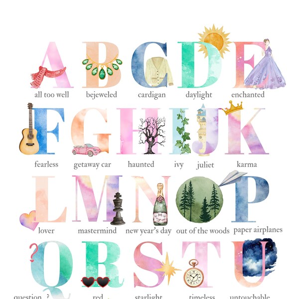 Wall Alphabet - Etsy