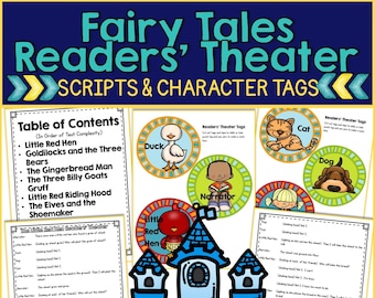 Readers Theater Scripts Fairy Tale Classics Readers Theater Bundle Set ...