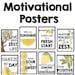 Yellow Lemon Theme Motivational Posters Classroom Decor - Etsy