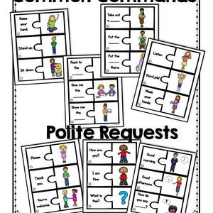 Survival English Puzzles Questions Commands Classroom ESL Vocabulary ...