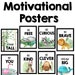Watercolor Animal Theme Motivational Posters Classroom Decor Child's ...